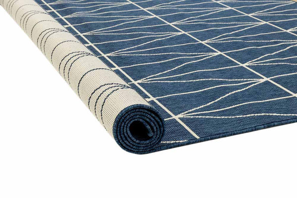 Dee Why Blue Chevron Rug | Outdoor Rugs Belrose | Rugs N Timber – Rugs ...