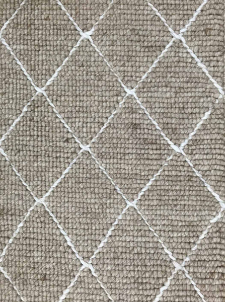 Diamond Beige Rug | Wool Rugs Belrose | Rugs N Timber – Rugs 'N' Timber