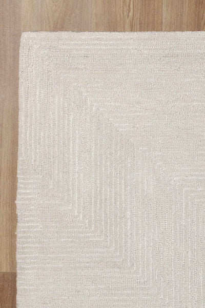 Marseille Cream Angular Rug | Wool Rugs Belrose | Rugs N Timber – Rugs ...