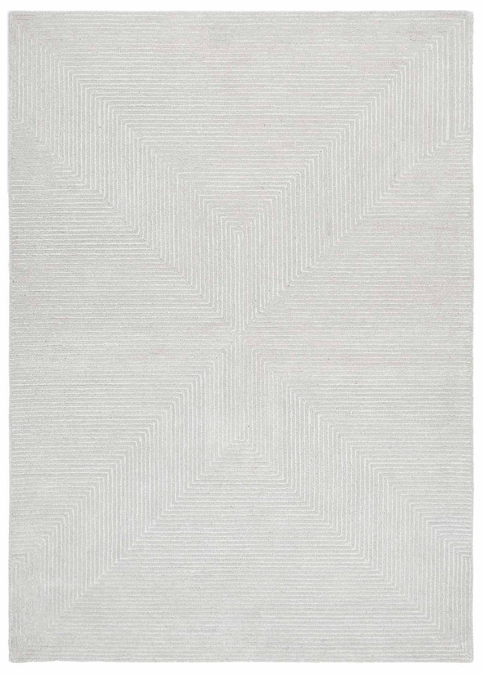 Marseille Silver Angular Rug | Wool Rugs Belrose | Rugs N Timber – Rugs ...