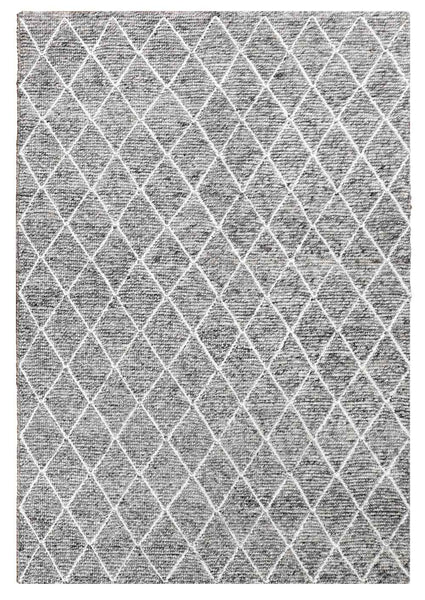 Diamond Light Grey Rug | Wool Rugs Belrose | Rugs N Timber – Rugs 'N ...