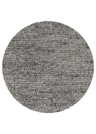 Newtown Charcoal Grey Round Rug | Wool Rugs Belrose | Rugs N Timber ...