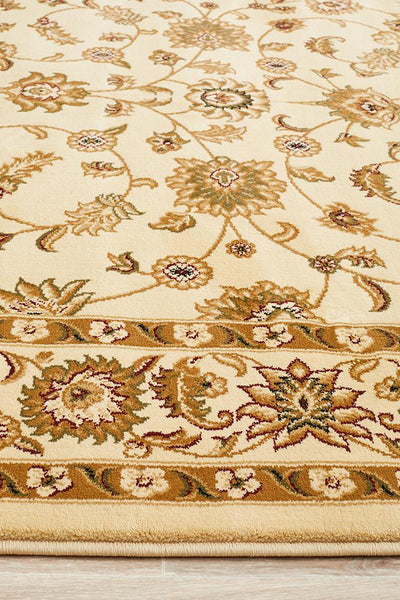 Julianna Cream Floral Runner | Traditional Hall Runners Belrose | Rugs ...