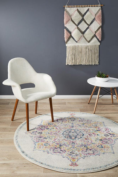 Brooklyn Medallion Round Rug | Traditional Rugs Belrose | Rugs N Timber ...